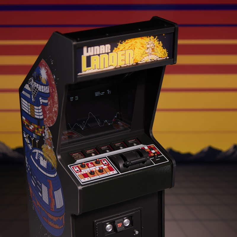 Official Atari: Lunar Lander Quarter Arcade Collectors Edition ...